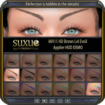Second Life Marketplace - SuXue - EyeBrow HD Lelutka EvoX Demo